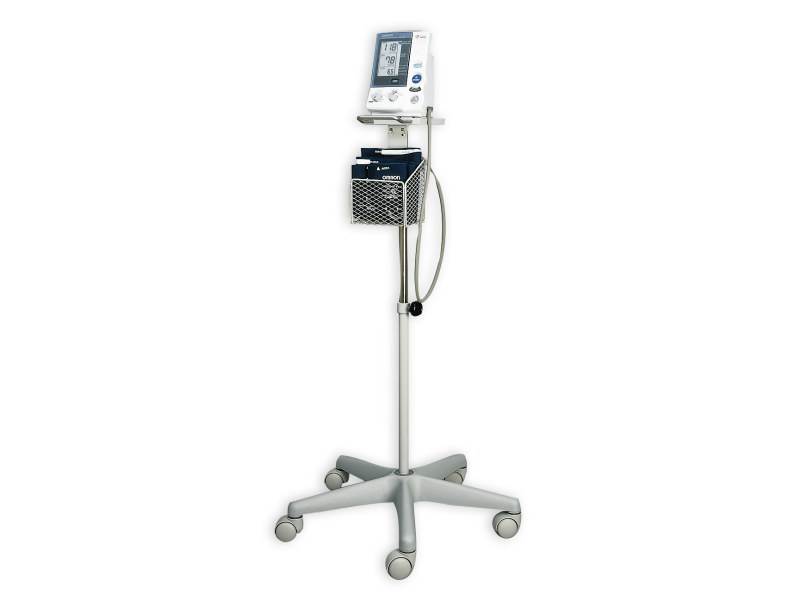 Τροχήλατο stand για πιεσόμετρο Omron HEM 907 | Δίγκας Γ. Ιατρικά
