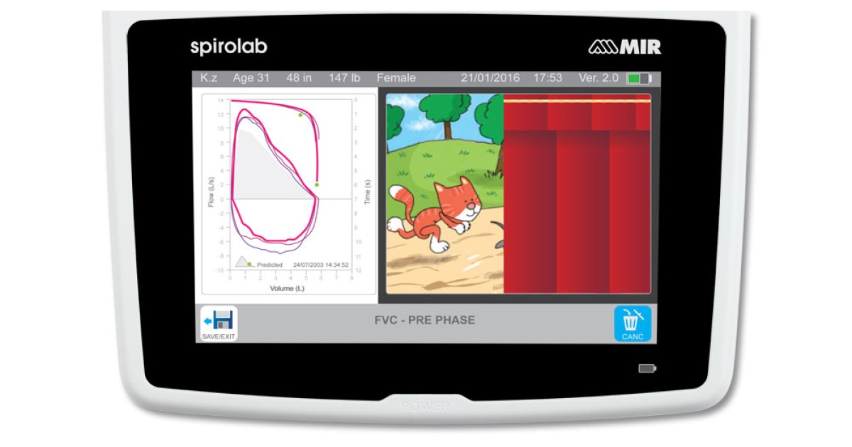 Σπιρόμετρο Mir Spirolab® NEW | Δίγκας Γ. Ιατρικά