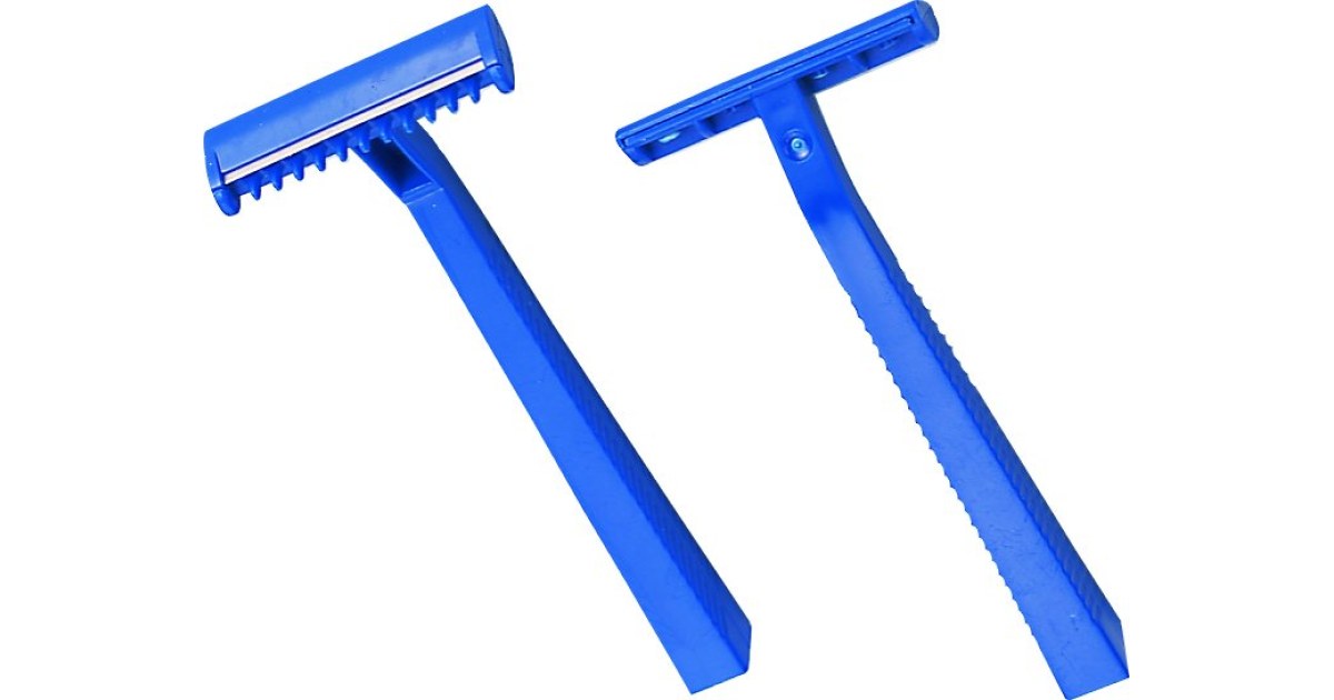 Surgical prep use Razors Single blade Blue color | Δίγκας Γ. Ιατρικά