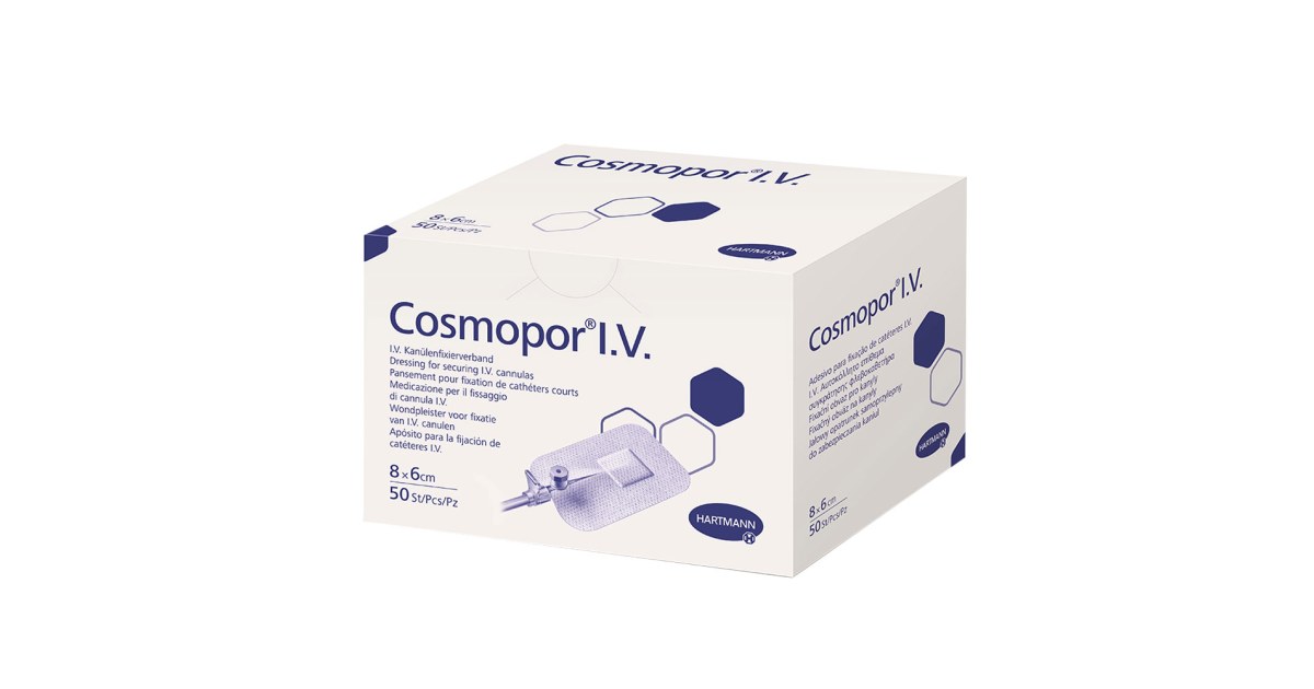 Hartmann Cosmopor I.V 8 x 6cm 50pcs | Δίγκας Γ. Ιατρικά