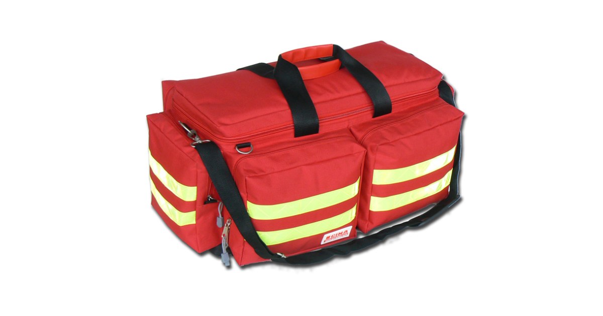 Medical bag for first aid red 27153 | Δίγκας Γ. Ιατρικά