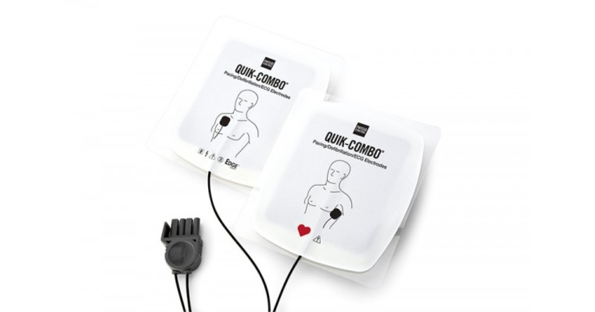 Defib Pads - Adult - For LIFEPAK Physio-control Defibs QUIK-COMBO ...