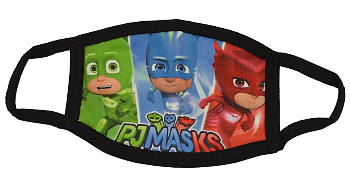 Μάσκα παιδική υφασμάτινη πολλαπλών χρήσεων PJ MASKS | Δίγκας Γ. Ιατρικά