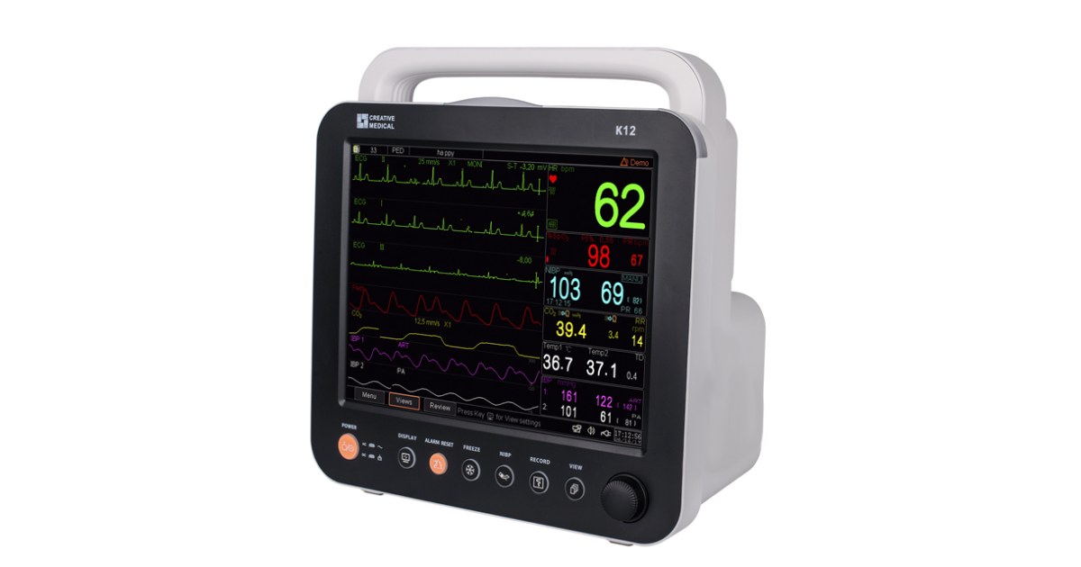 Monitor Cardiaco Portatil ER2 Portable ECG Monitor OLED Bluetooth EKG