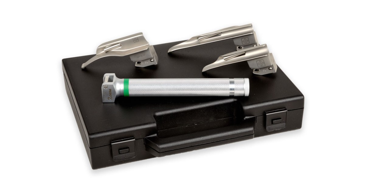 Pediatric laryngoscope set 3 blades | Δίγκας Γ. Ιατρικά