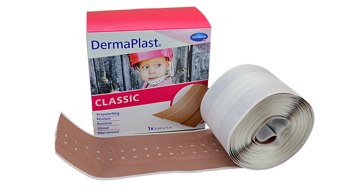 Αυτοκόλλητα Eπιθέματα μικροτραυμάτων Dermaplast Classic 6cm x 5m σε ...
