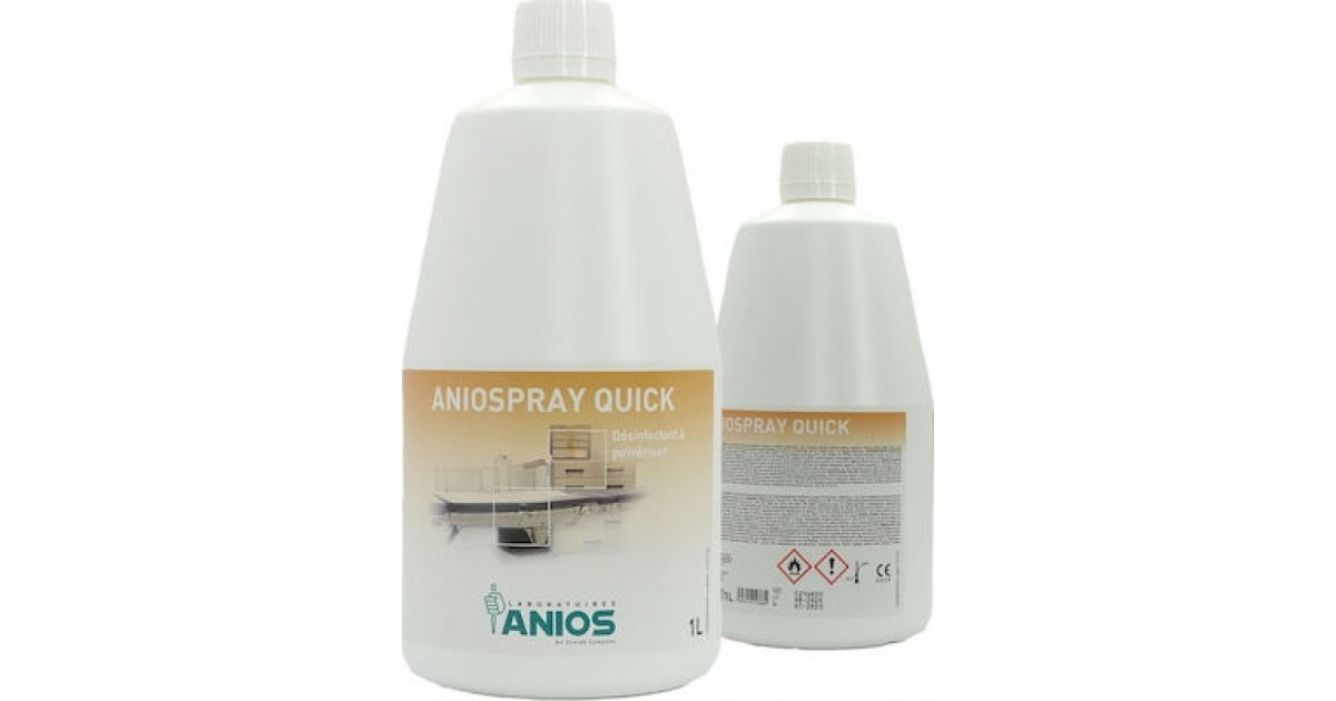 Aπολυμαντικό επιφανειών ANIOSPRAY QUICK 1lit | Δίγκας Γ. Ιατρικά