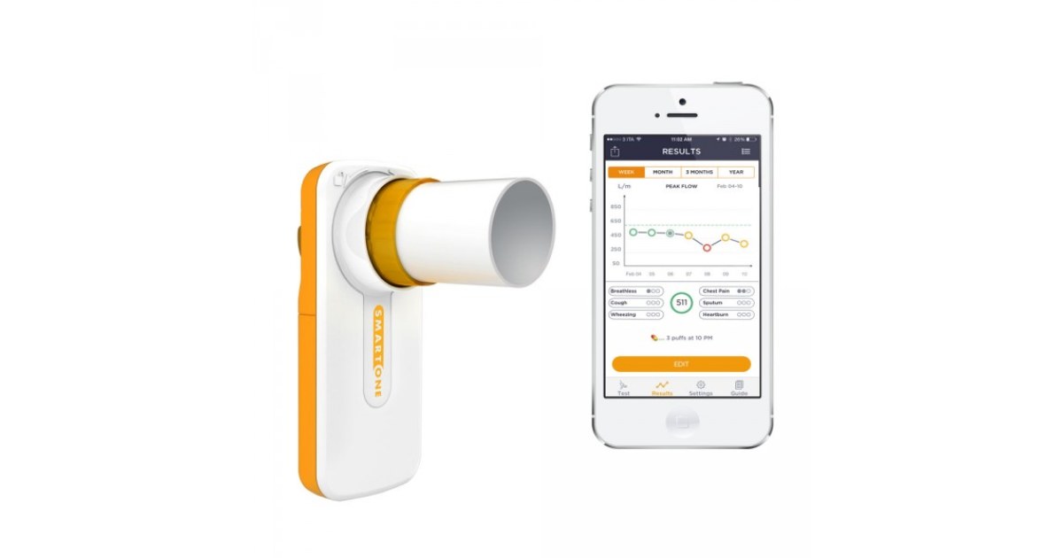 MIR Smart One Spirometer and Peak flow meter | Δίγκας Γ. Ιατρικά