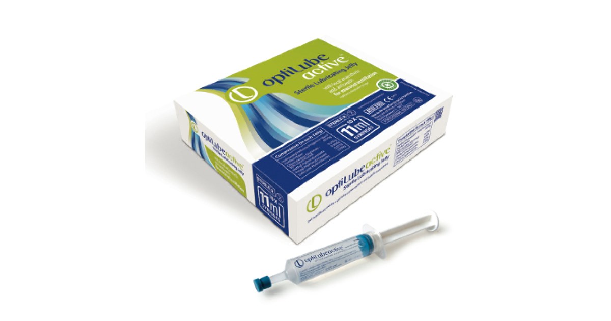 Sterile Lubricating Jelly with anaesthetic and antiseptic Optilube ...