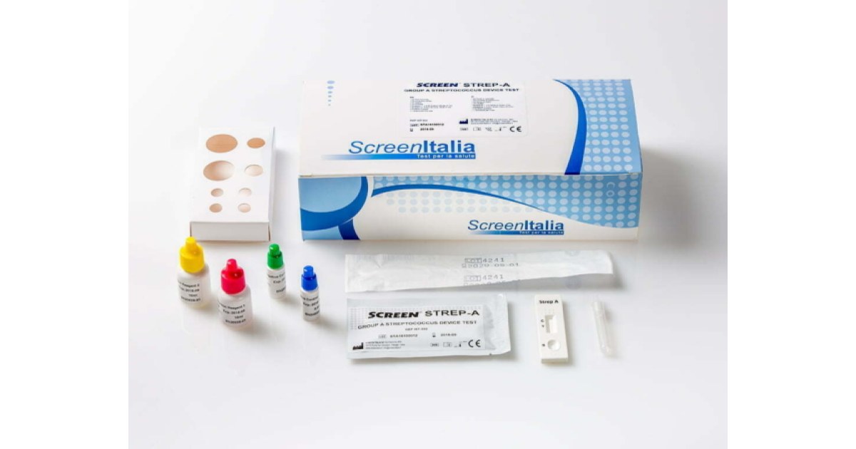 SCREEN TEST STREP A Streptococcus A Rapid Test 20pcs | Δίγκας Γ. Ιατρικά