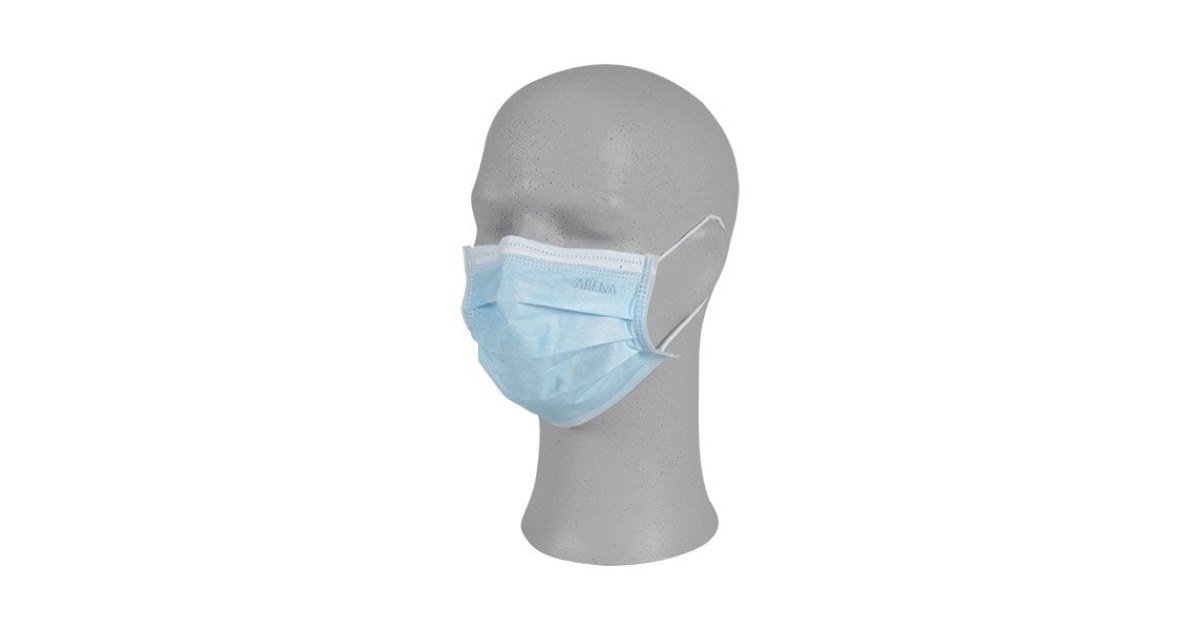 Face Mask 3-ply Type IIR (98%) 50 pcs EN14683 TYPE IIR ABENA | Δίγκας Γ ...