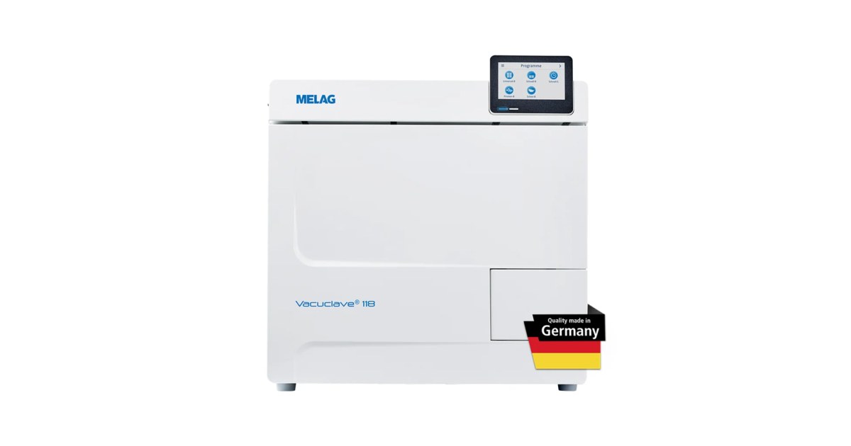 Autoclave Class B Melag 23Lt Vacuclave 123 | Δίγκας Γ. Ιατρικά