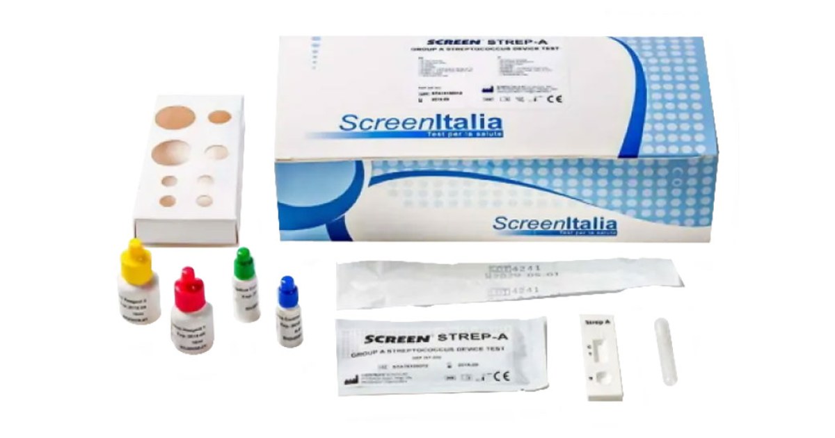 SCREEN TEST STREP A Streptococcus A Rapid Test 20pcs | Δίγκας Γ. Ιατρικά