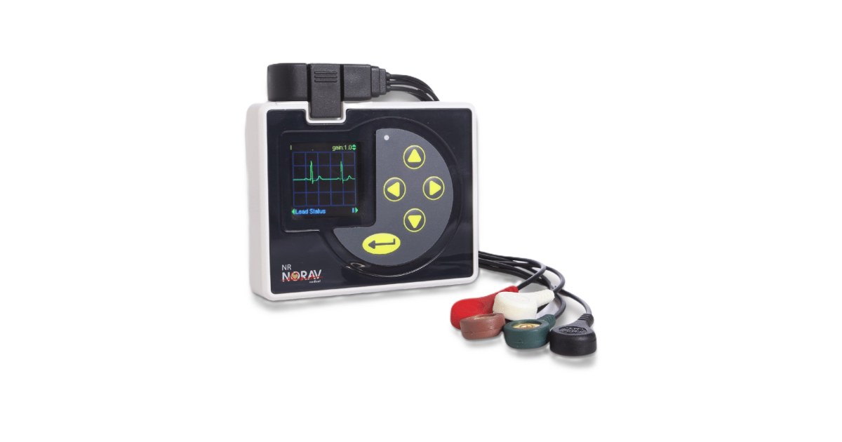 Portable Wireless 12-Lead ECG device NR-1207-E | Δίγκας Γ. Ιατρικά