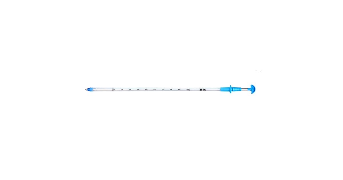 Thoracic Drainage Catheters- Angled box of 10 pcs | Δίγκας Γ. Ιατρικά